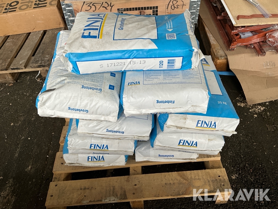 Grovbetong Finja, Vetlanda, Klaravik auktioner