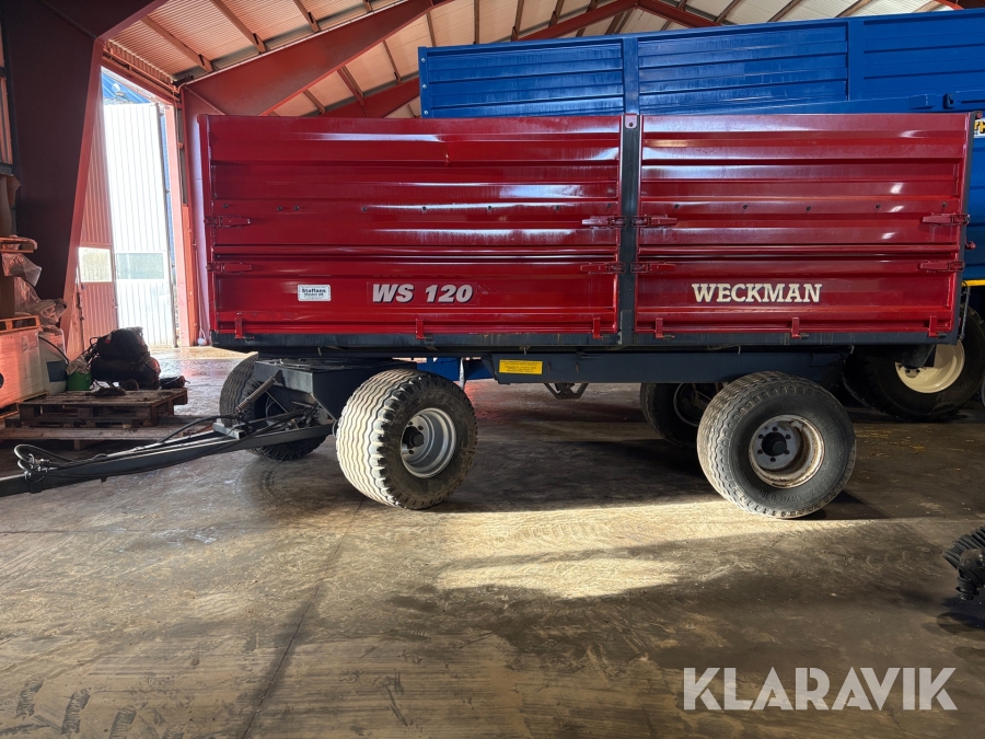 Spannmålsvagn Weckman WS 120, Varberg, Klaravik auktioner