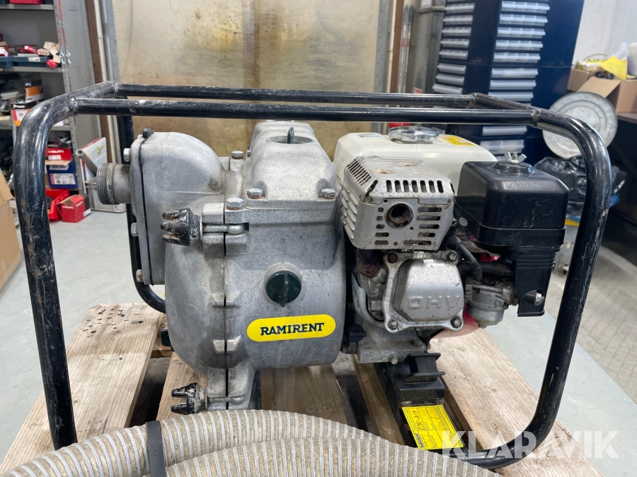 Slampump Honda WT20X, Svalöv, Klaravik auktioner