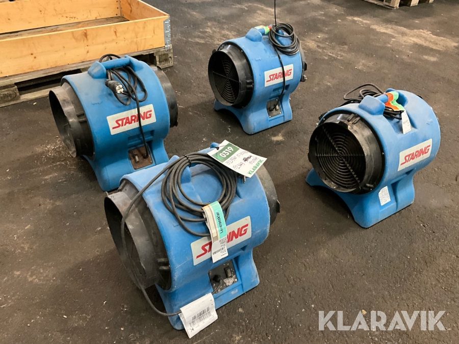 Evakueringsfläkt 4st Americ VAF 300, Jönköping, Klaravik auk