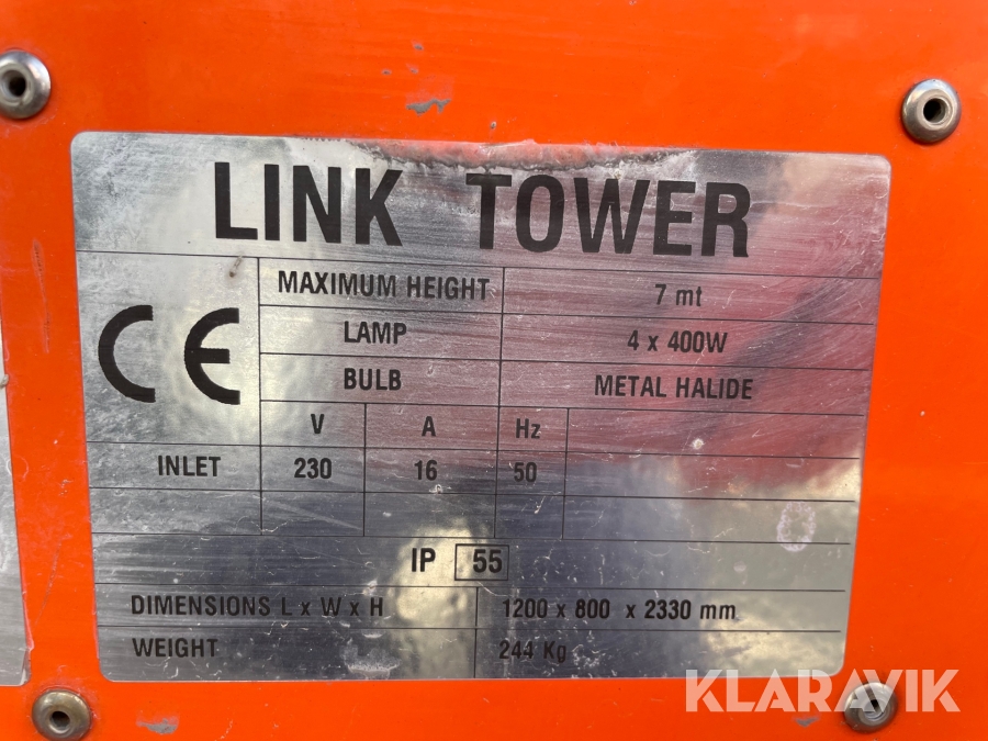 Belysningsmast Link Tower Link 240-1137M, Stockholm, Klaravi