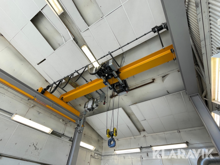 Traverskran radiostyrd Konecranes 31-5954, Knivsta, Klaravik