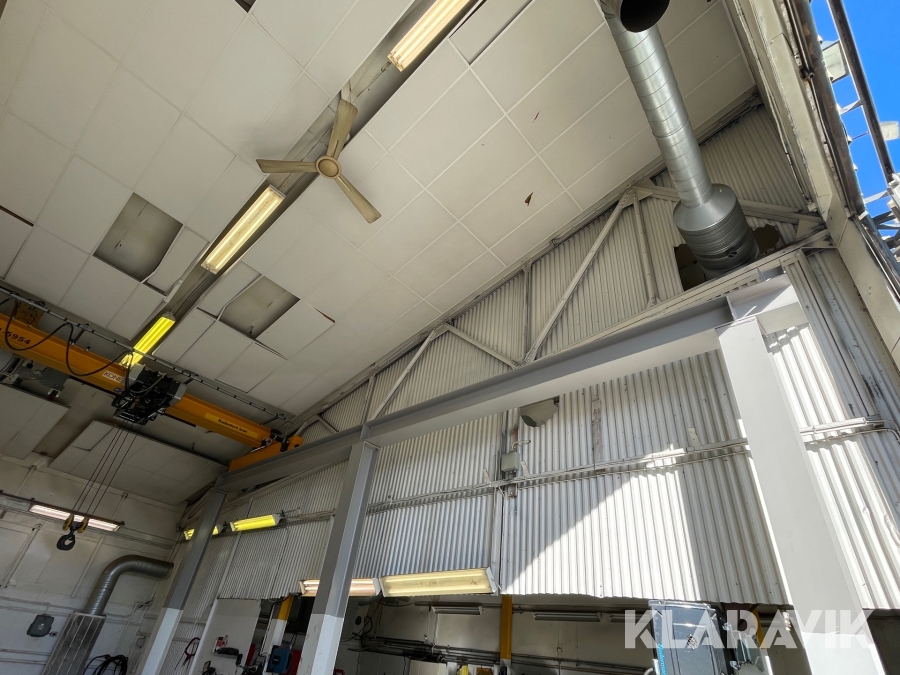 Traverskran radiostyrd Konecranes 31-5954, Knivsta, Klaravik