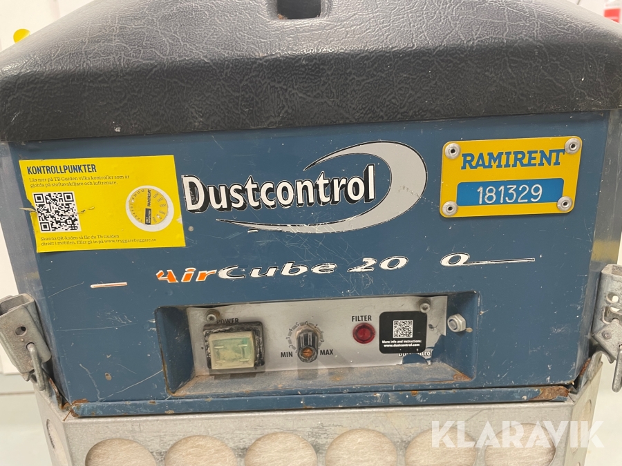 Luftrenare Dustcontrol Aircube 2000, Svalöv,