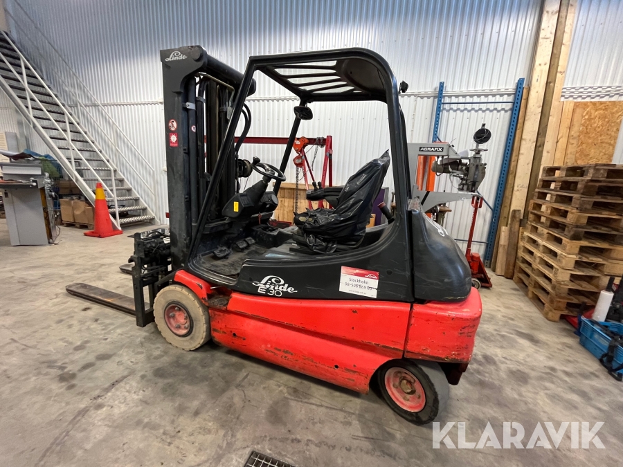 Truck Linde E30-02, Håbo, Klaravik auktioner