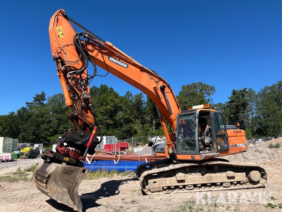 Grävmaskin Doosan DX 255LC, Linköping, Klaravik auktioner