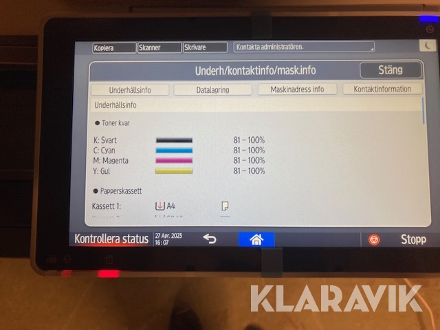 Multifunktionsskrivare (NY) Nashuatec IM C2000, Stockholm, K