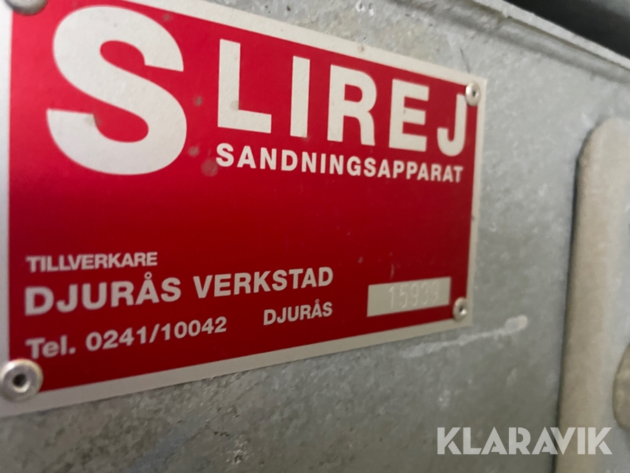 Sandaggregat Slirej, Örebro, Klaravik auktioner