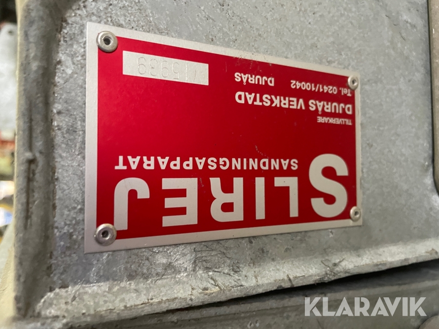 Sandaggregat Slirej, Örebro, Klaravik auktioner