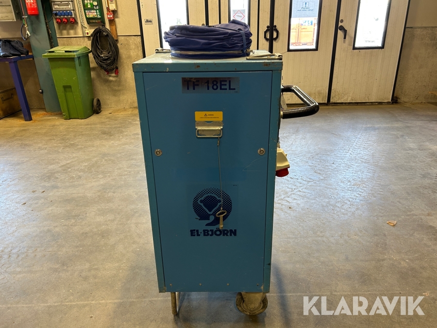 Varmluftsfläkt El-Björn TF 18EL, Ängelholm, Klaravik auktion