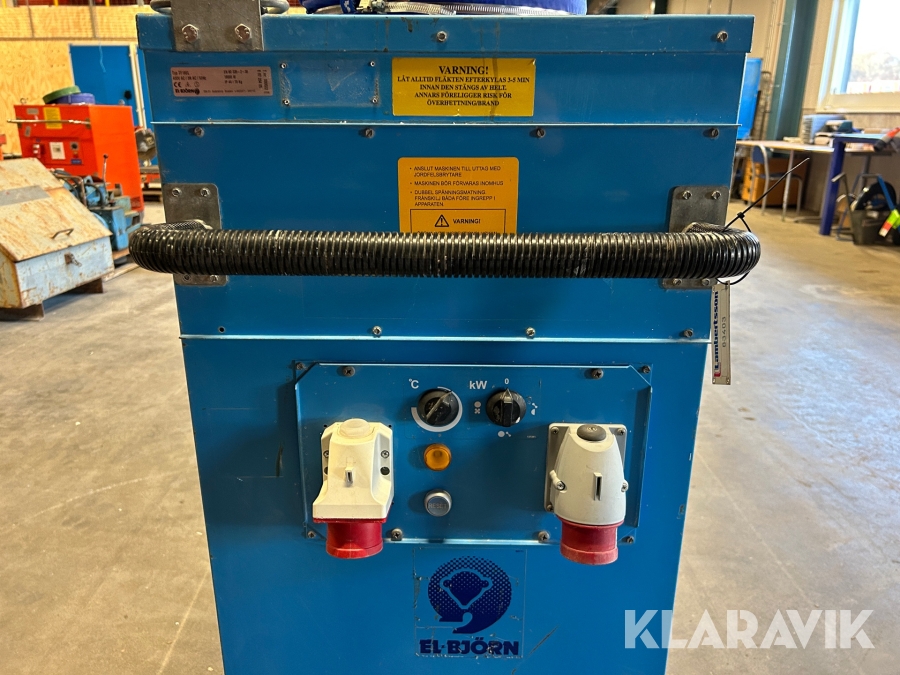 Varmluftsfläkt El-Björn TF 18EL, Ängelholm, Klaravik auktion