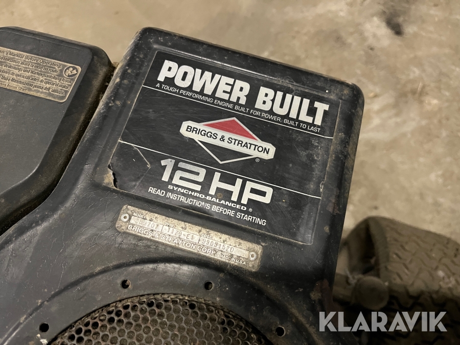 Trädgårdstraktor Husqvarna LR120, Kristianstad, Klaravik auk