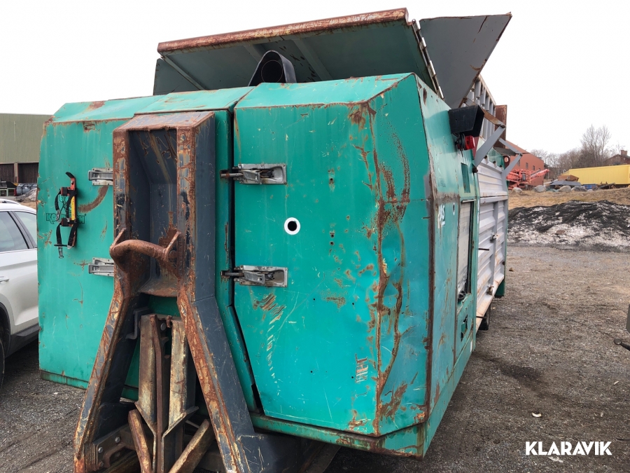 2-valskross Komptech Crambo 5000 På lastväxlarram