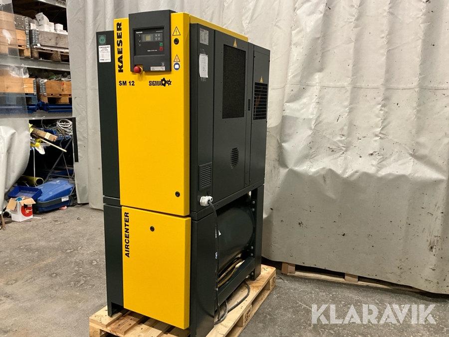 Skruvkompressor Keaser SM12, Umeå, Klaravik auktioner