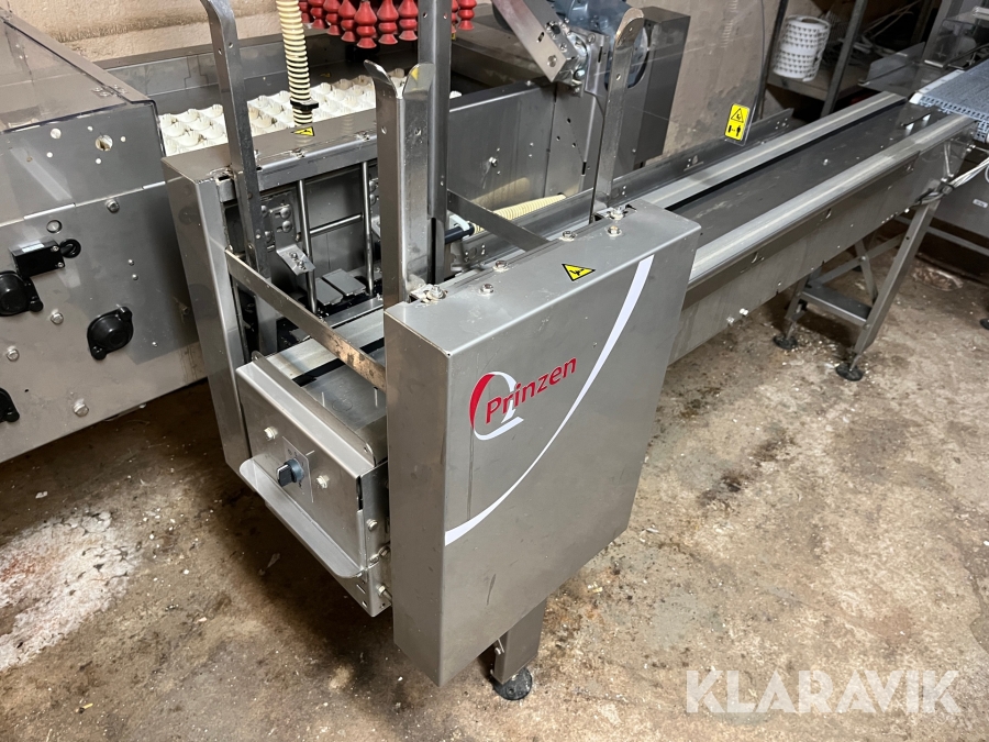 Komplett äggpackningsmaskin med staplare Prinzen PSPC30 / PS