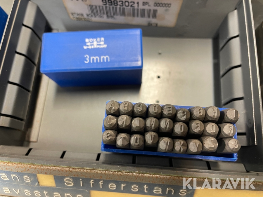 Hylsor, stansar, förlängare, bitsar m.m., Skara, Klaravik au