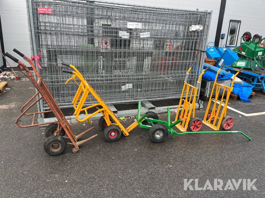 Arbetsvagnar, bygg, Norrköping, Klaravik auktioner