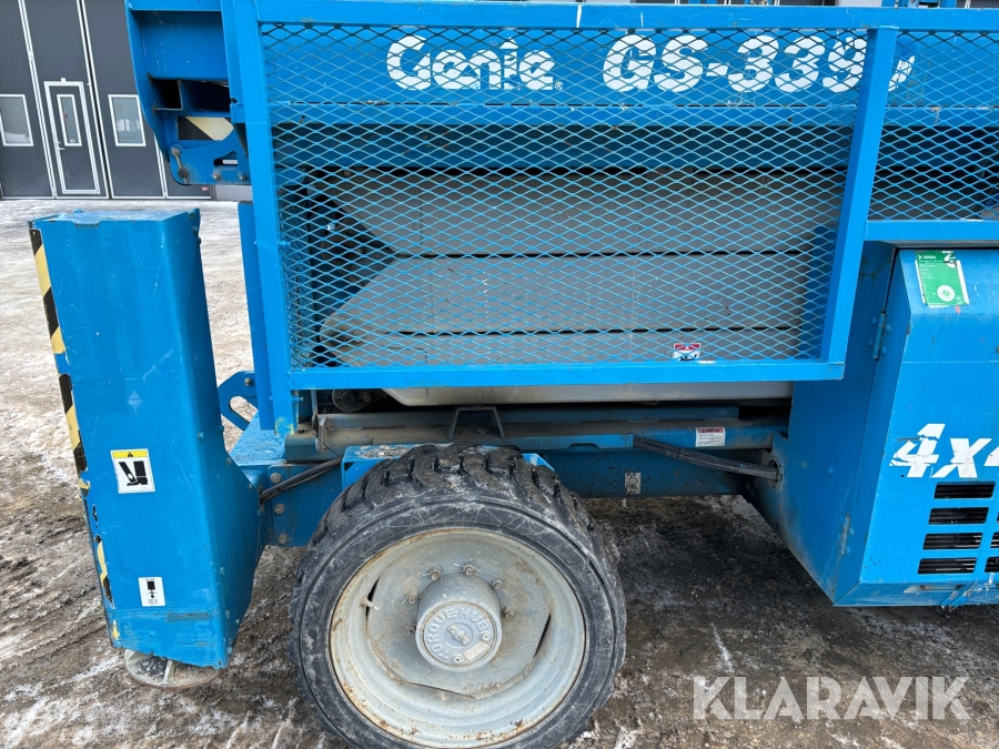 Saxlift Genie GS-3390, Östersund, Klaravik auktioner