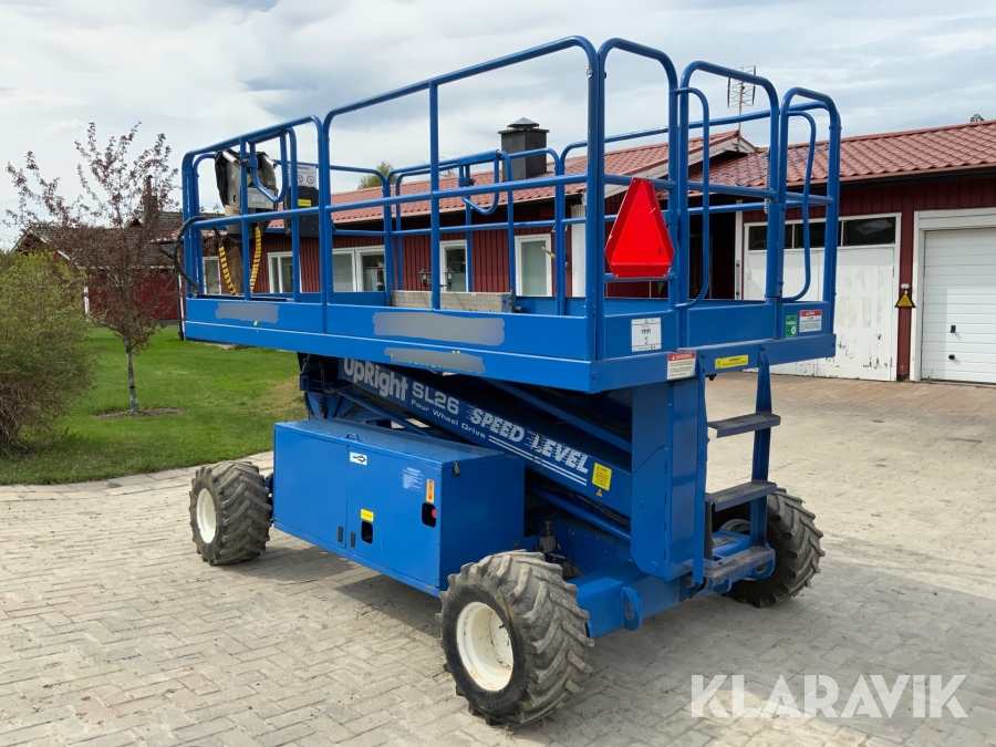 Saxlift UpRight SL26SL, Umeå, Klaravik auktioner