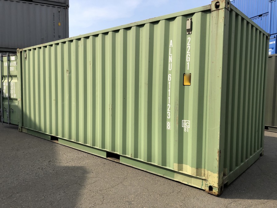 Klaravik Auktioner | 20 fots container (låg)