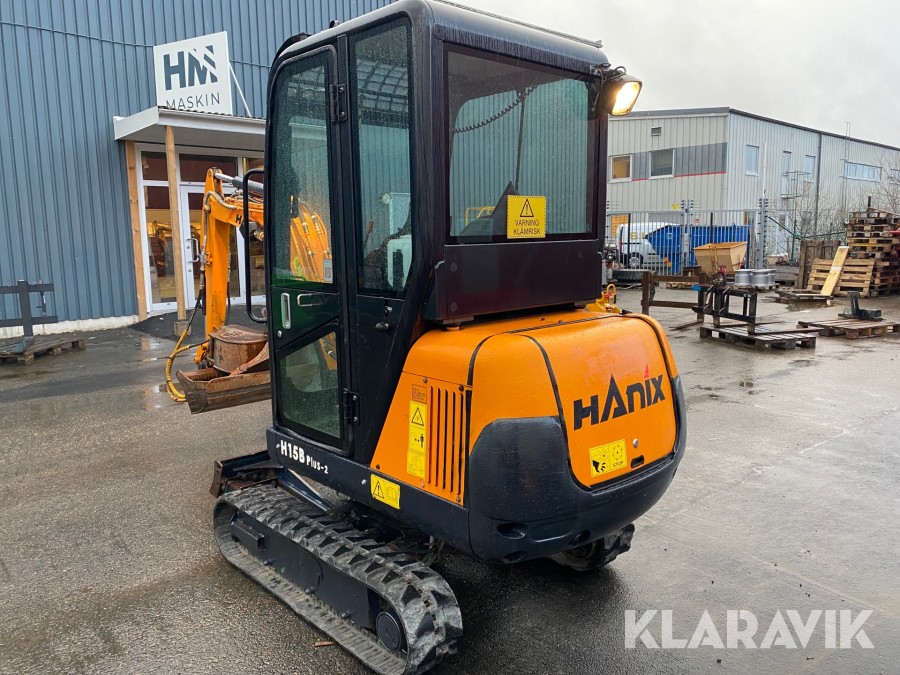 Grävmaskin Hanix H15B Plus-2