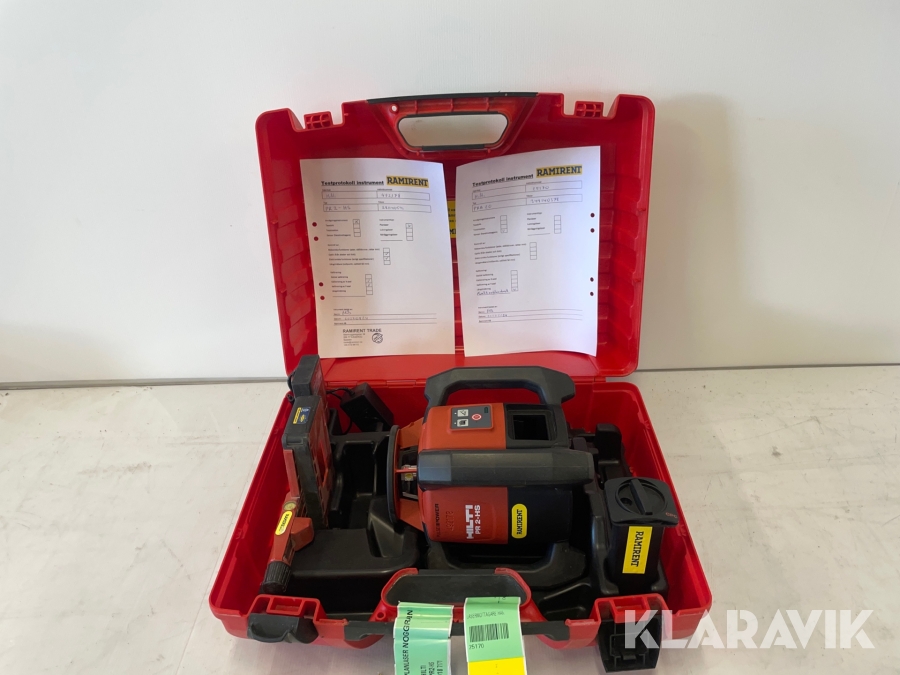 Laser och mottagare Hilti PR2-HS, PRA20, Svalöv, Klaravik a