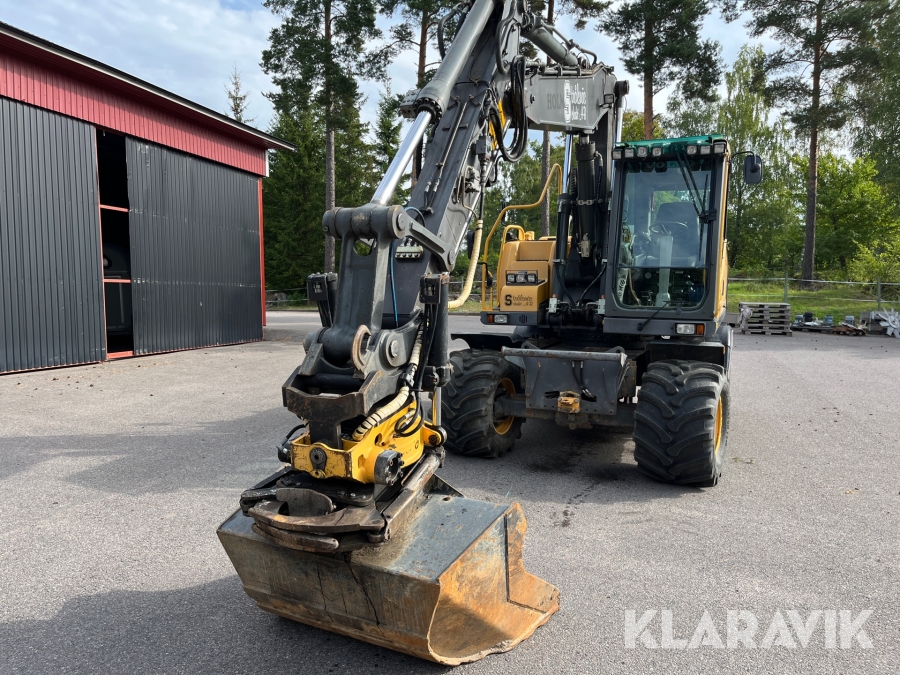 Grävmaskin Volvo EW160C, Boxholm, Klaravik auktioner