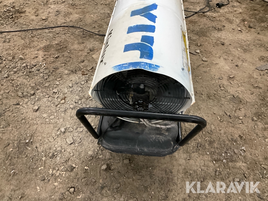 Dieselkanon med skorsten Kinlux 50kW, Luleå, Klaravik auktio