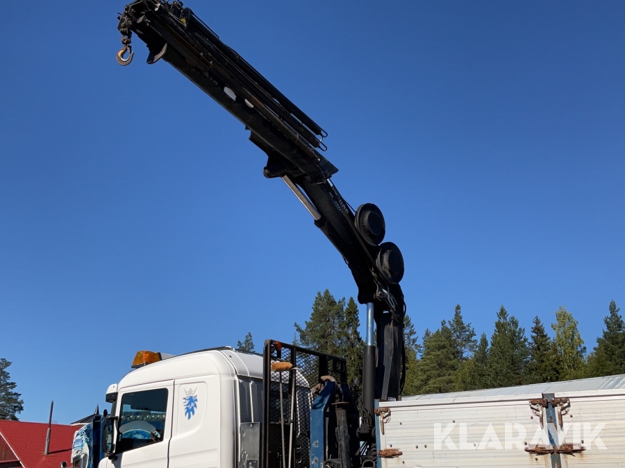 Kranflak Hiab XS 122 D-5 Duo, Nordanstig, Klaravik auktioner