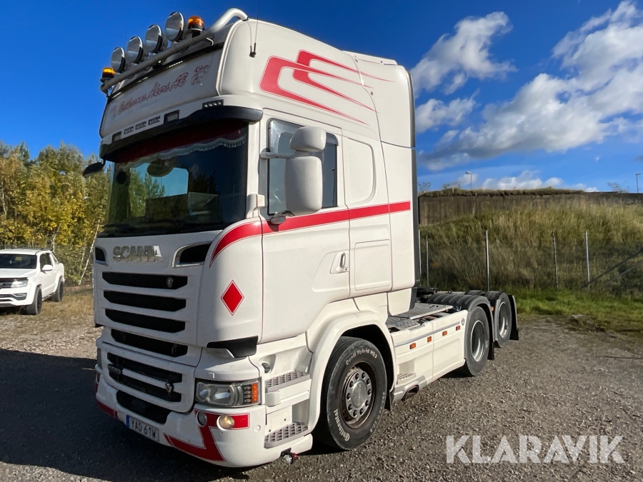 Lastbil Dragbil Scania R580, Flen, Klaravik auktioner