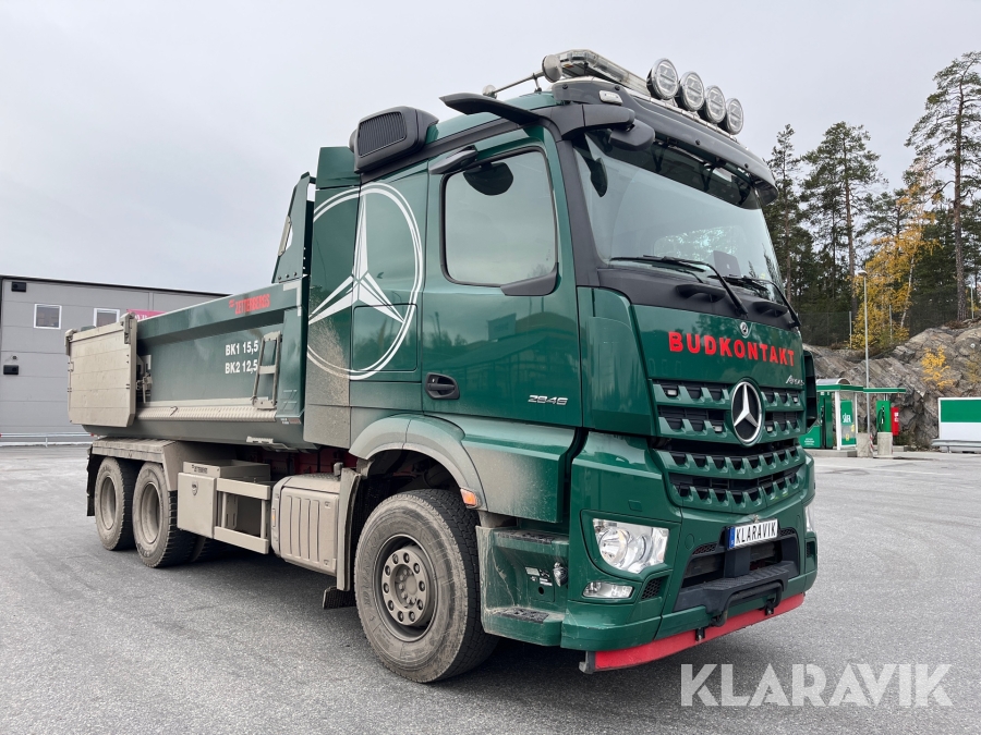 Lastbil Mercedes-Benz Arocs 2846, Stockholm, Klaravik auktio
