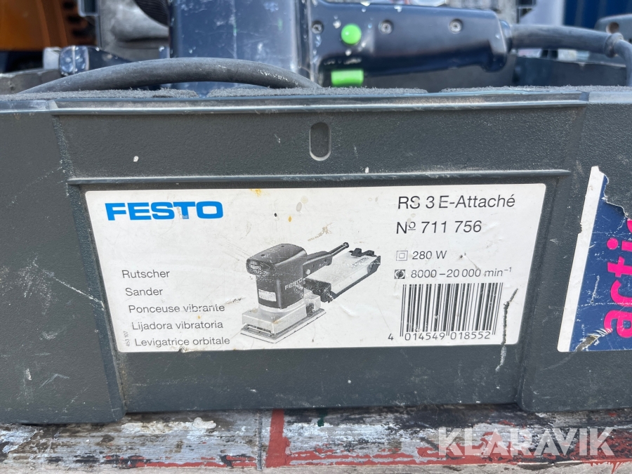 Planslip Festool RS E 3, Östhammar, Klaravik auktioner