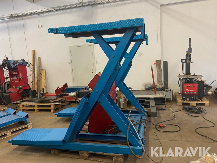 Billyft saxllyft Omer Concord 25, Vetlanda, Klaravik auktion