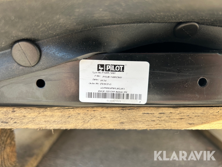 Maskinstol PILOT P1408/EA61, Svenljunga, Klaravik auktioner