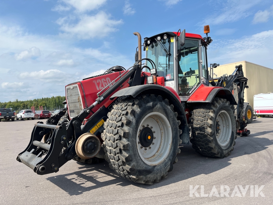 Grävlastare Huddig 1260B, Hallstahammar, Klaravik auktioner