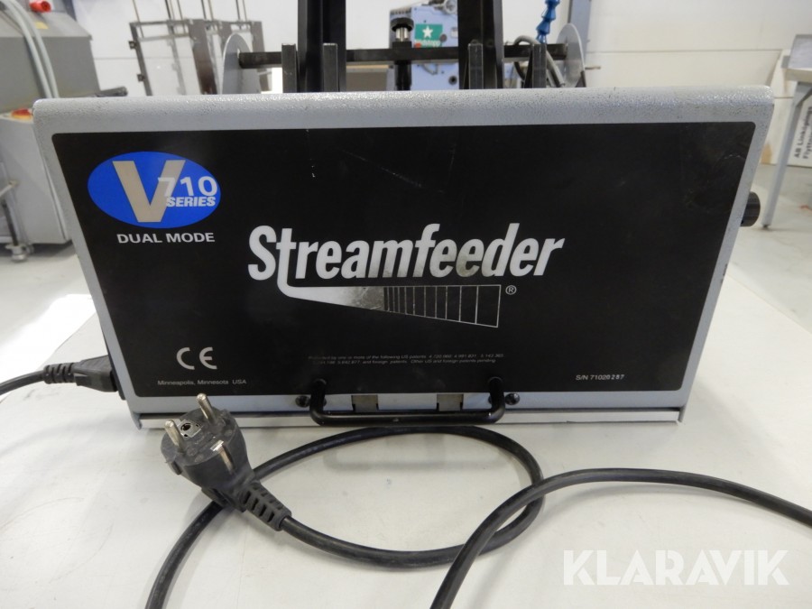Klaravik Auktioner | Arkmatare Streemfeeder V710