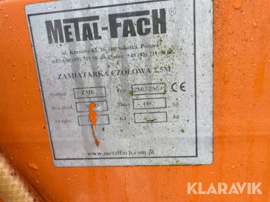 Sopvals Metal-fach ZMU-250, Västervik, Klaravik auktioner