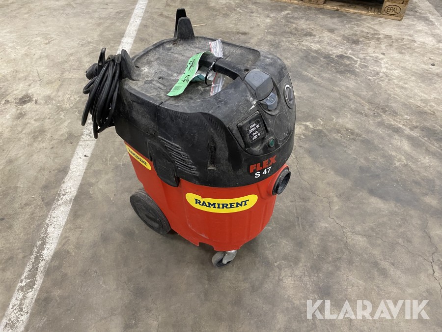 Klaravik Auktioner | Damm & våtsug el Flex S47