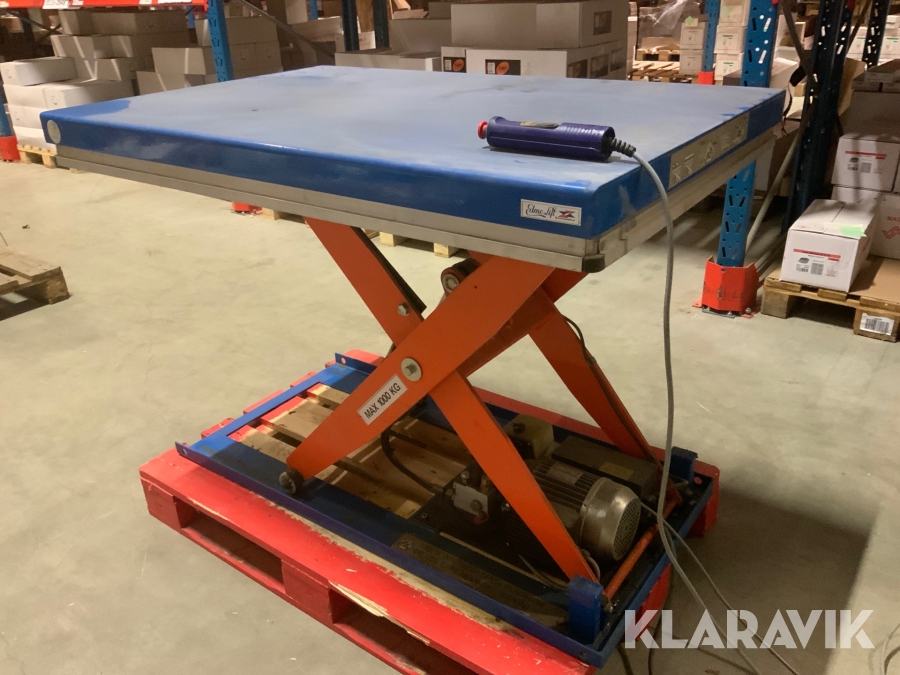 Lyftbord Edmo Lift CL 1000, Eskilstuna, Klaravik auktioner