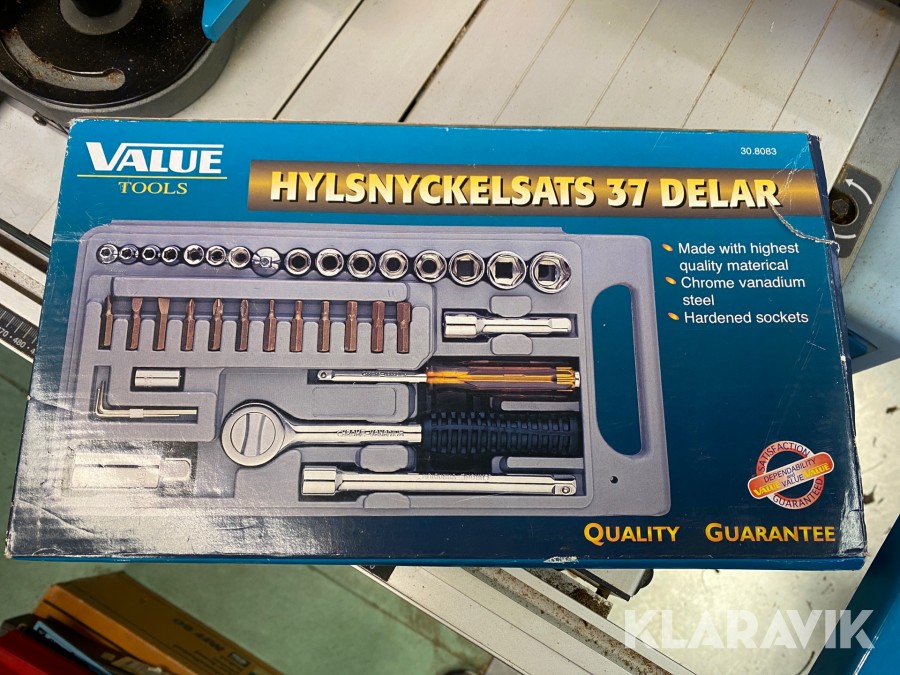 Klaravik Auktioner | Verktygssats Value Tools