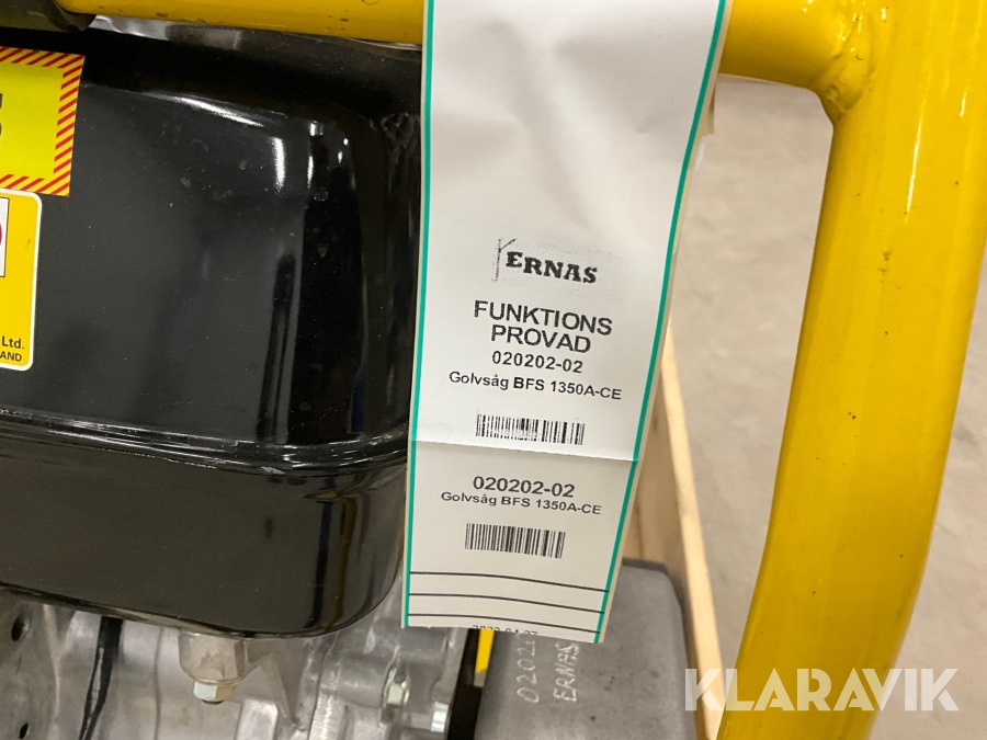 Golvsåg Wacker Neuson BFS1350, Eskilstuna, Klaravik auktione