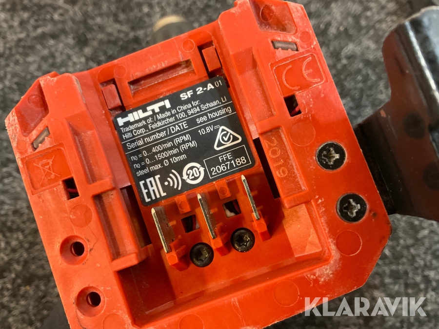 Borrskruvdragare Hilti SF 2-A , Jönköping, Klaravik auktione