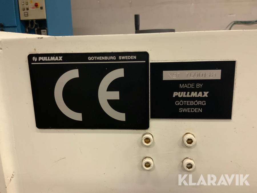 Fasmaskin Pullmax X97, Karlskoga, Klaravik auktioner