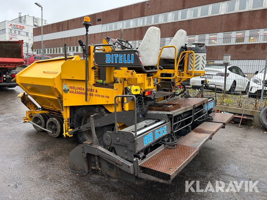 Asfaltsläggare Bitelli BB632, Göteborg, Klaravik auktioner