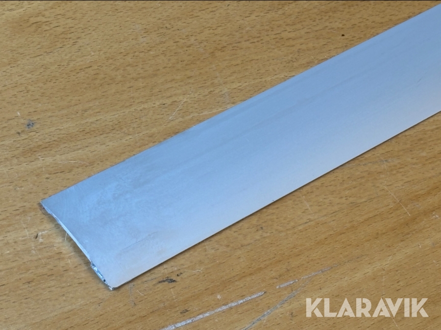 Skarvlist aluminium Silver Tejp 60x3000mm, Habo, Klaravik au