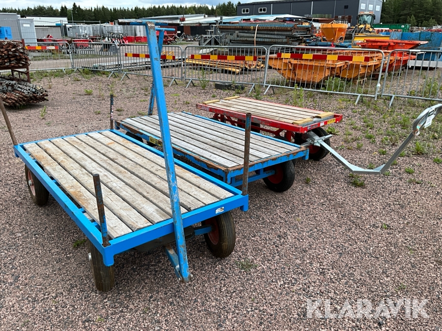 Flakvagn / Fyrhjulsvagn Stilo / Starke Arvid Okänt / lyft 8