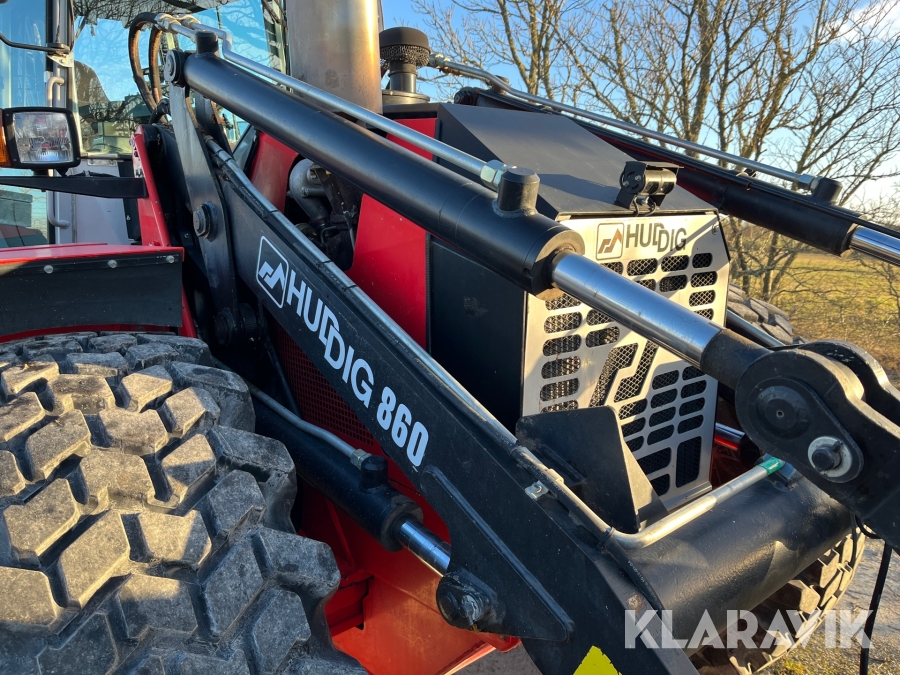 Grävlastare Huddig 860, Gotland, Klaravik auktioner