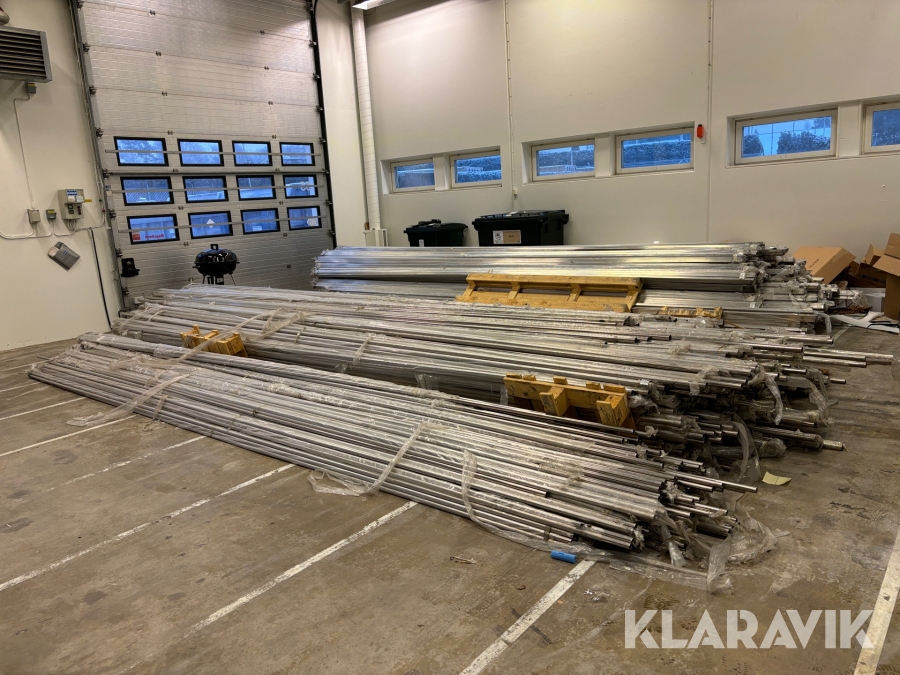 Rostfria stålrör större parti, Göteborg, Klaravik auktioner