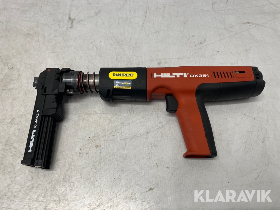Bultpistol Hilti DX351MX27, Svalöv, Klaravik auktioner