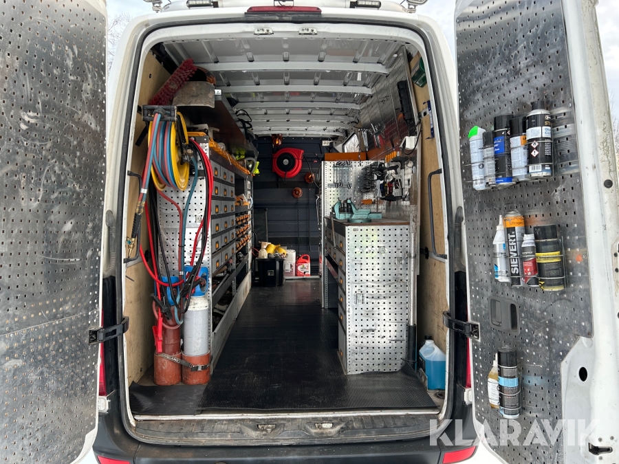 Servicebil Volkswagen Crafter, Karlstad, Klaravik auktioner